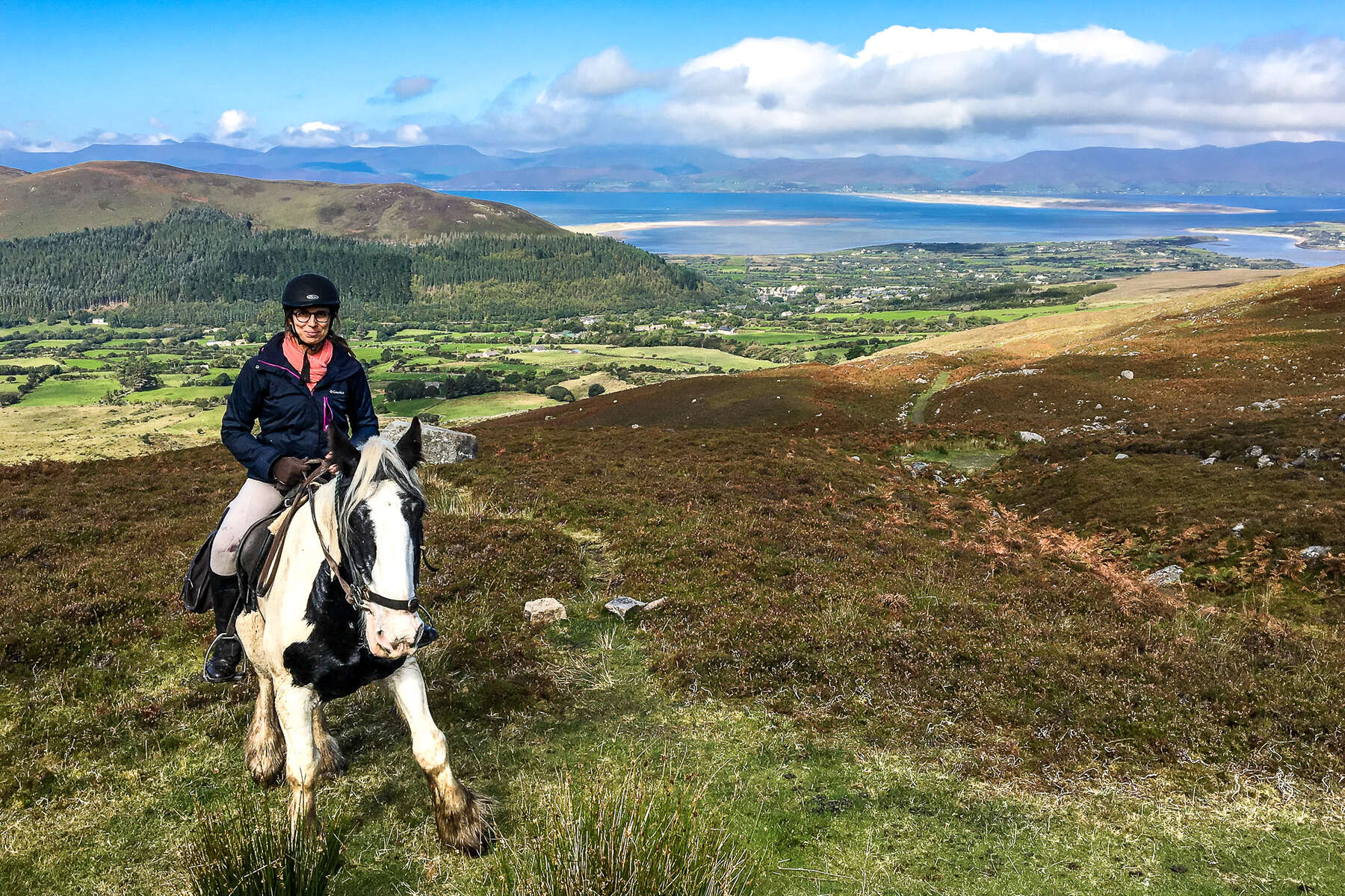 Ring van Kerry trektocht over het strand in Ierland